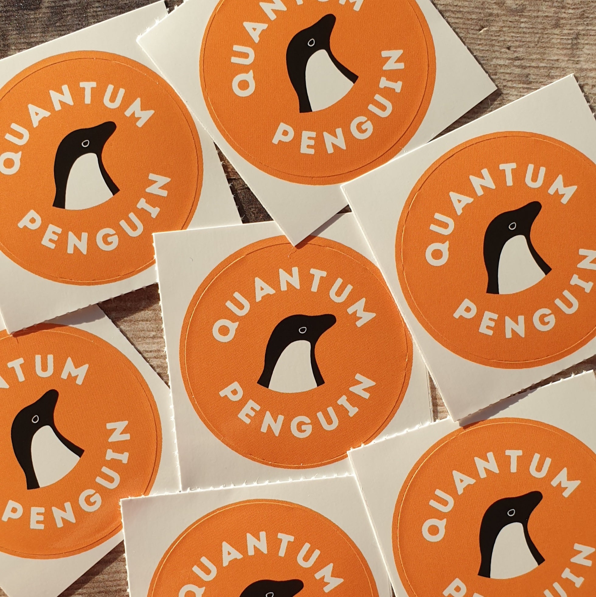 Quantum Penguin Logo Sticker